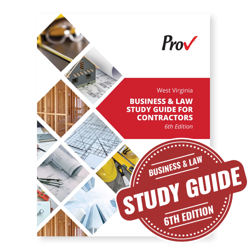 West Virginia Business & Law Study Guide for Contractors, 6th Edition
