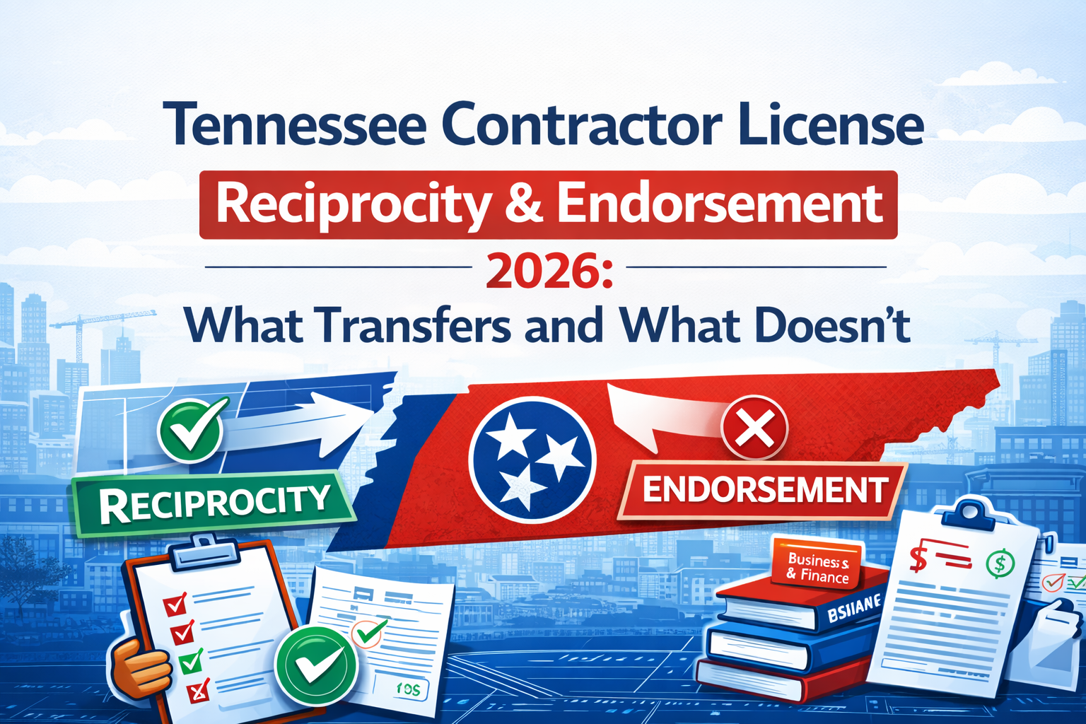 Tennessee Contractor License Reciprocity & Endorsement 2026: What Tran ...