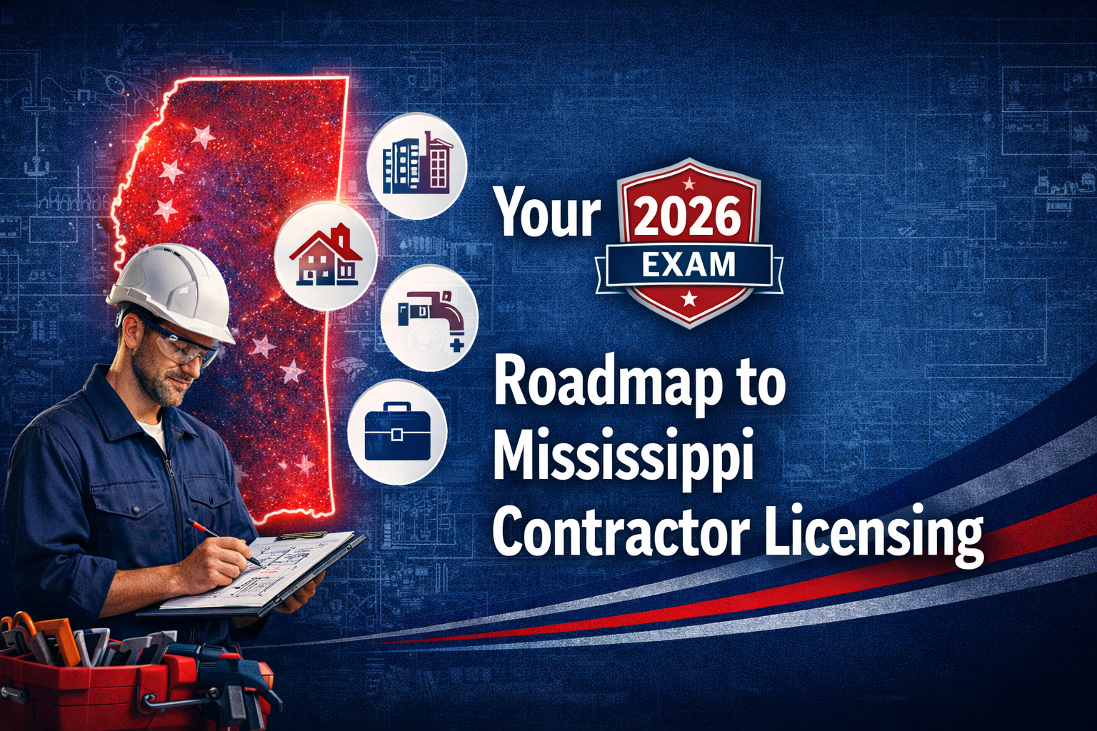 Your 2026 Roadmap to Mississippi Contractor Licensing – 1 Exam Prep