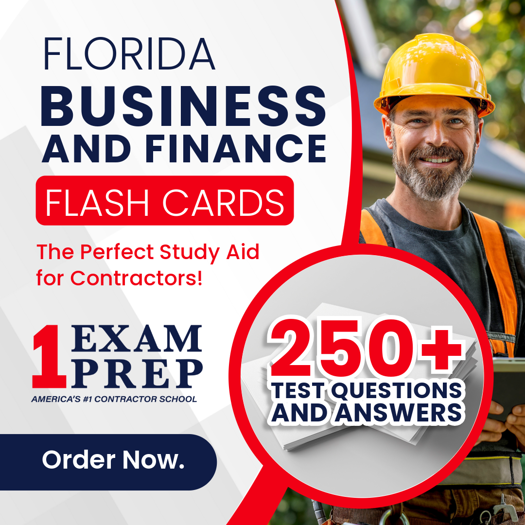 Florida State Business and Finance Flash Cards – 1 Exam Prep