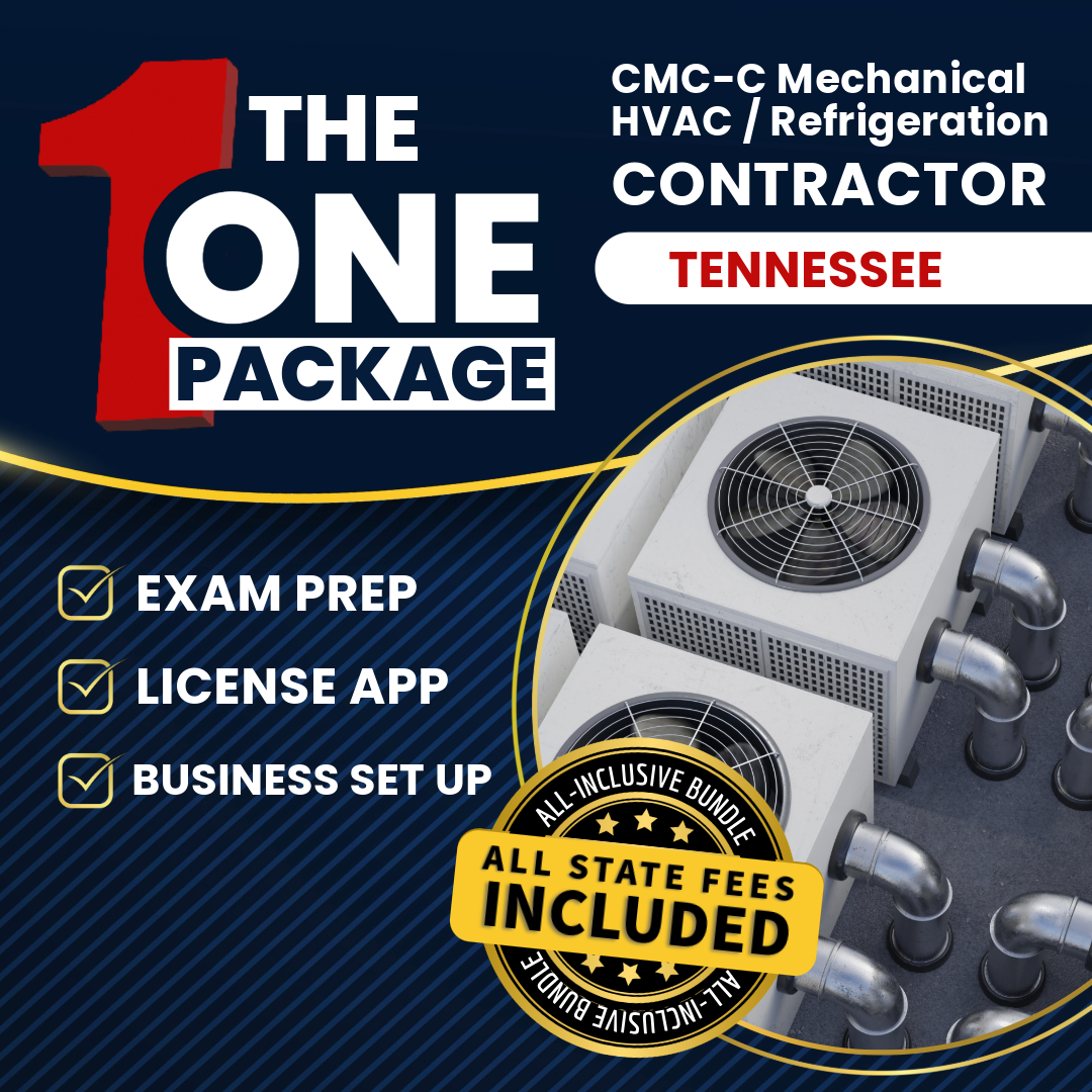 The 1 Package: All-Inclusive Tennessee CMC-C Mechanical HVAC / Refrige ...