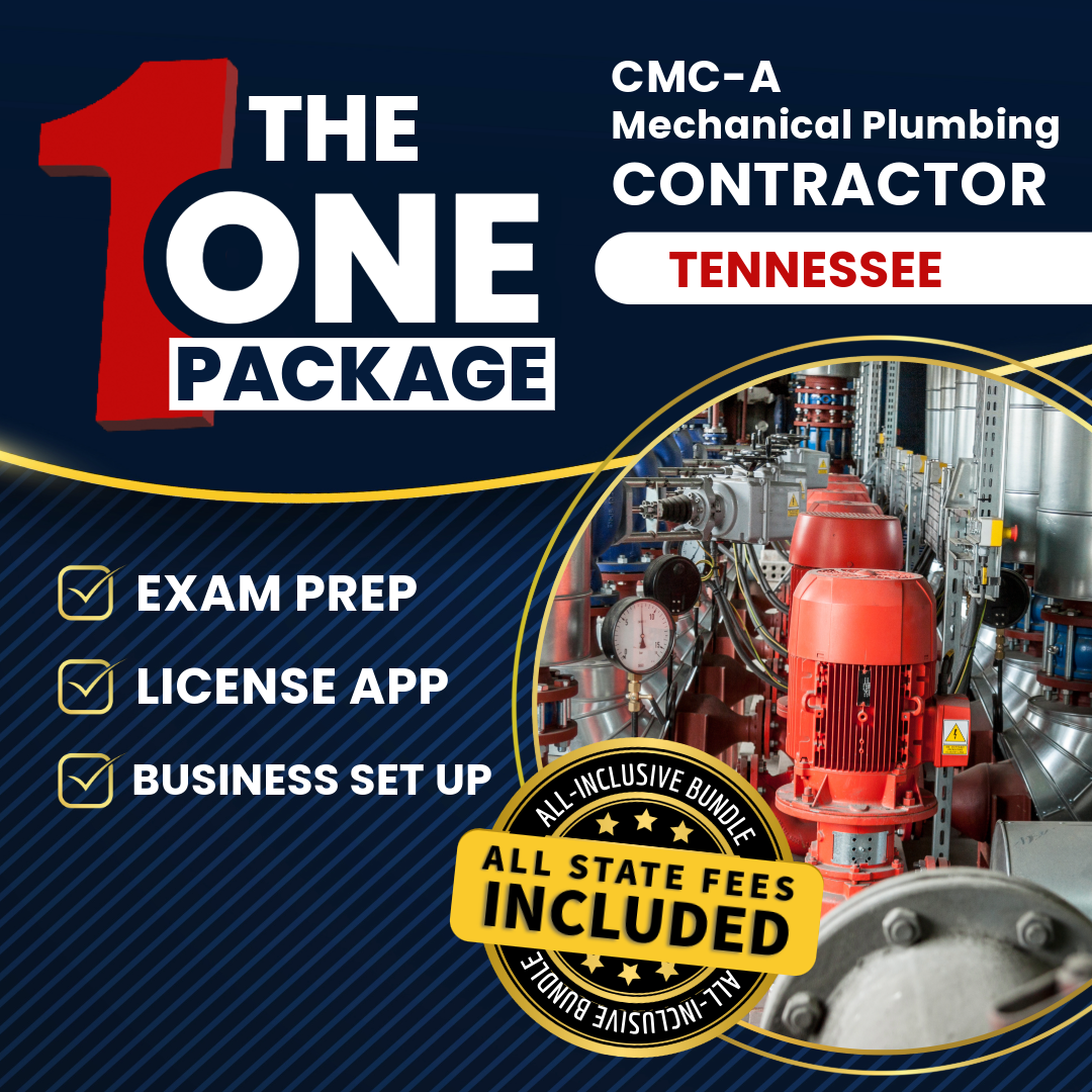 The 1 Package: All-Inclusive Tennessee CMC-A Mechanical Plumbing Contr