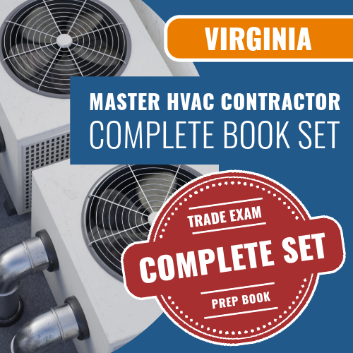 Virginia Master HVAC Exam Complete Book Package